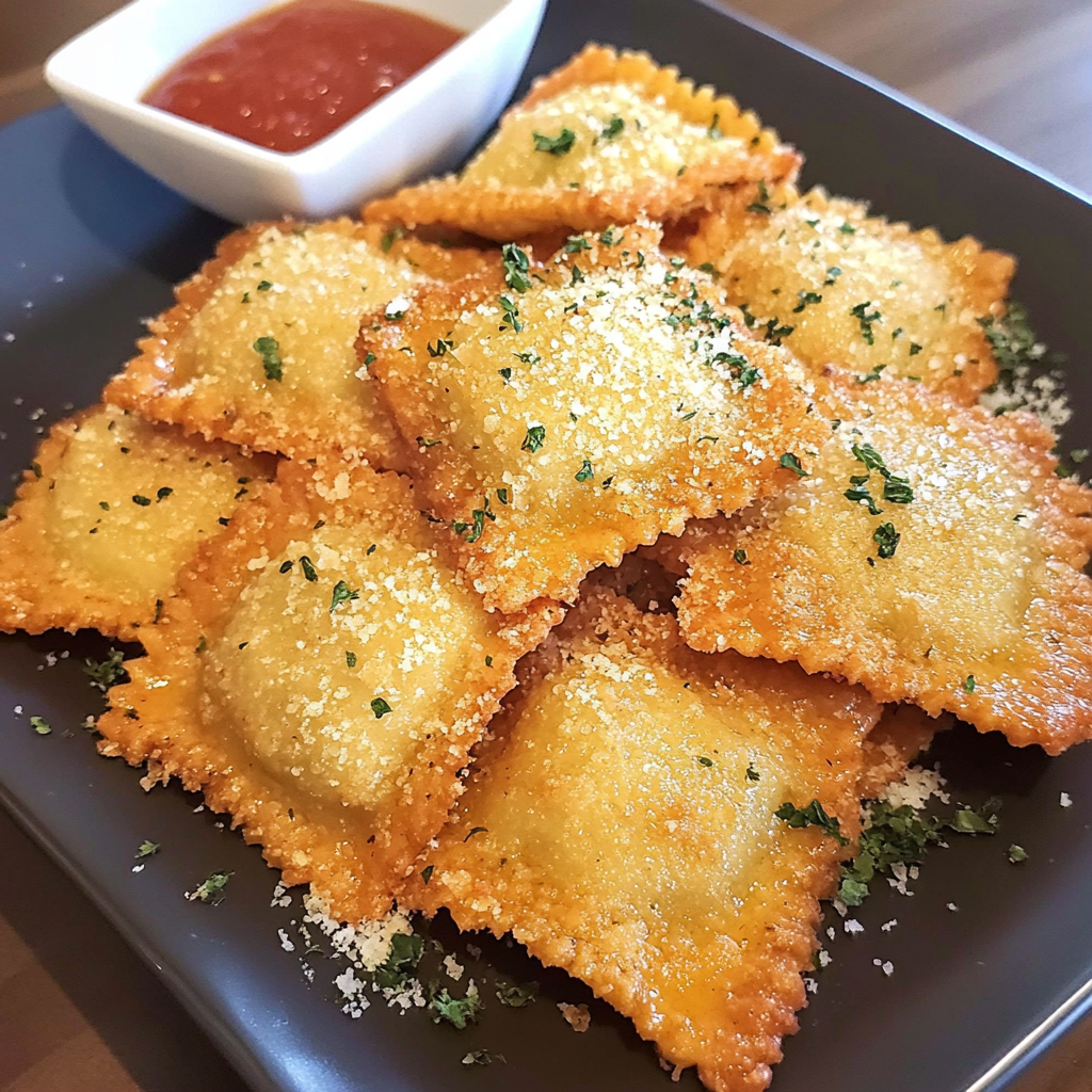 Crispy Ravioli – A Crunchy, Cheesy & Irresistible Appetizer – Tasty ...