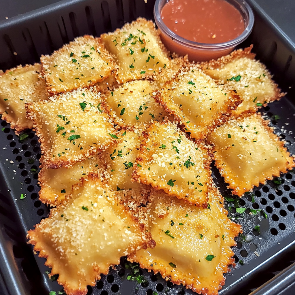 Toasted Ravioli in Air Fryer or Oven – Crispy & Perfectly Golden ...