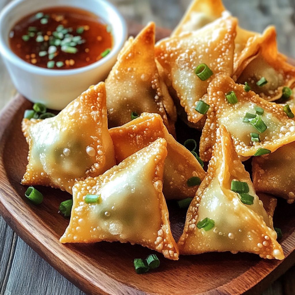 Crispy Cream Cheese Wontons – The Ultimate Party Appetizer – Tasty ...