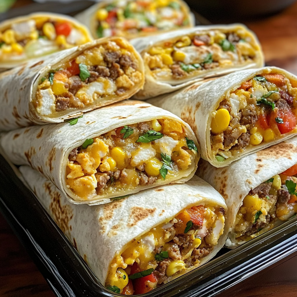 Make-Ahead Freezer Breakfast Burritos – Easy & Delicious! – Tasty Bites ...