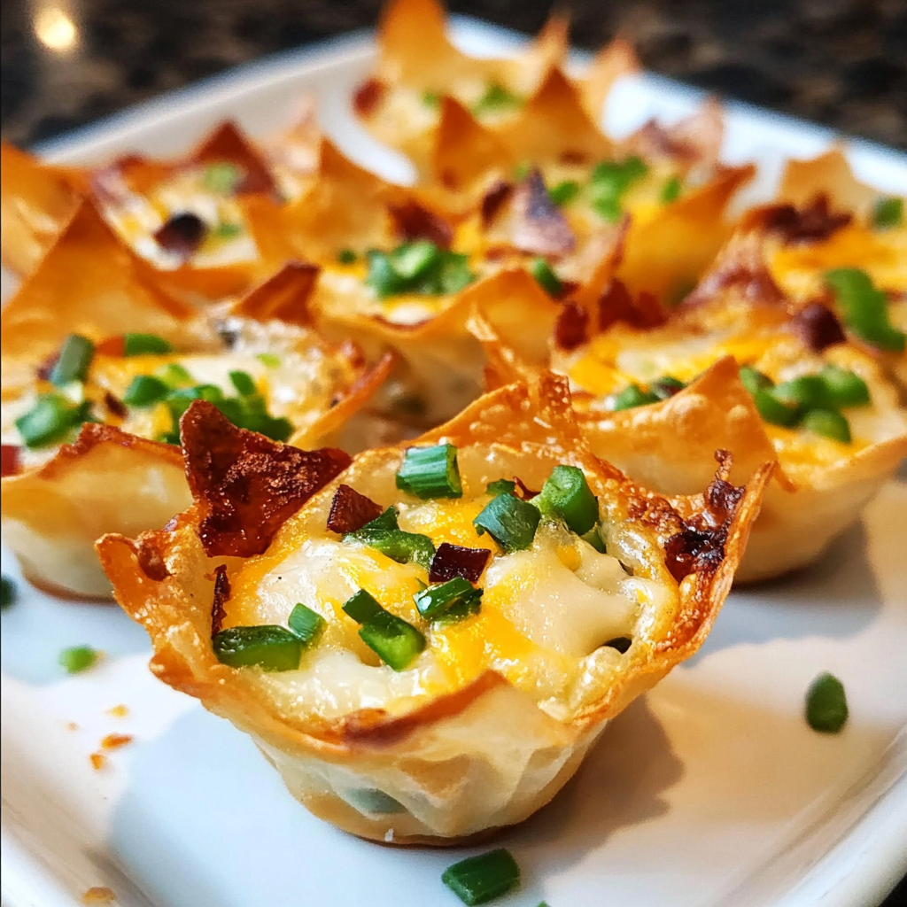 Jalapeño Popper Wonton Cups – Crispy, Cheesy & Irresistible! – Tasty ...