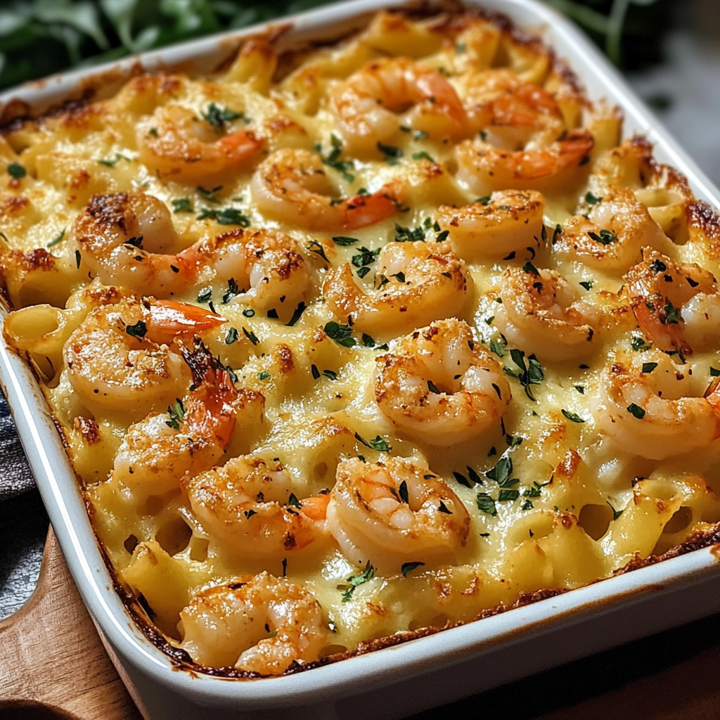Shrimp Scampi Pasta Bake – Cheesy, Garlicky & Oven-Baked Perfection ...