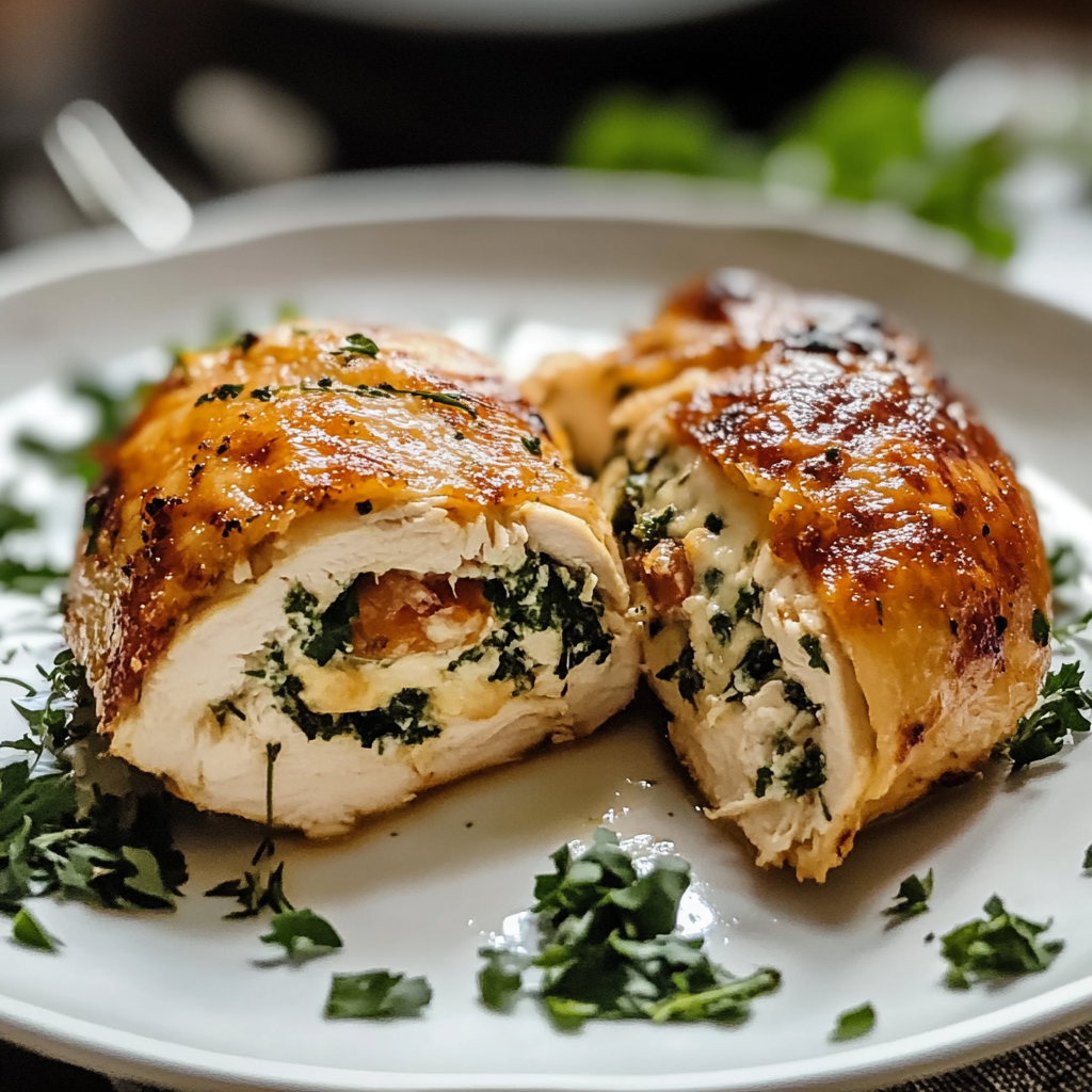 Delicious Stuffed Chicken Breast – Juicy, Cheesy & Easy to Make for Any ...