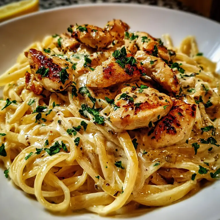 Creamy Chicken Linguine – Rich, Savory & Perfect for a Comforting Pasta ...