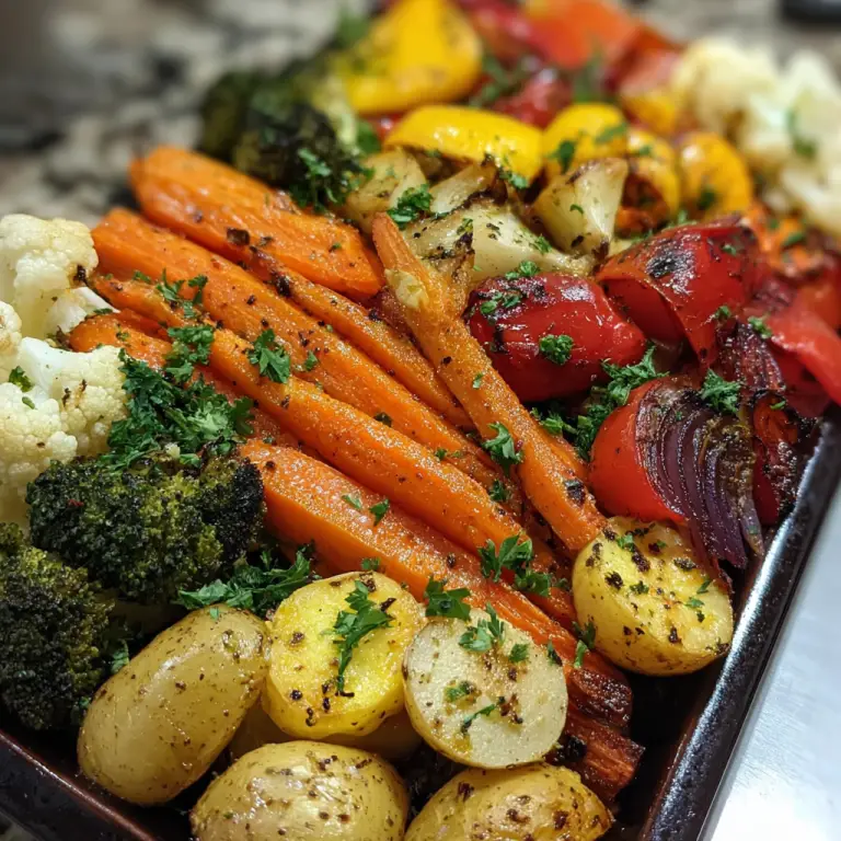 Garlic Roasted Vegetables – A Must-Try Savory & Healthy Side Dish ...